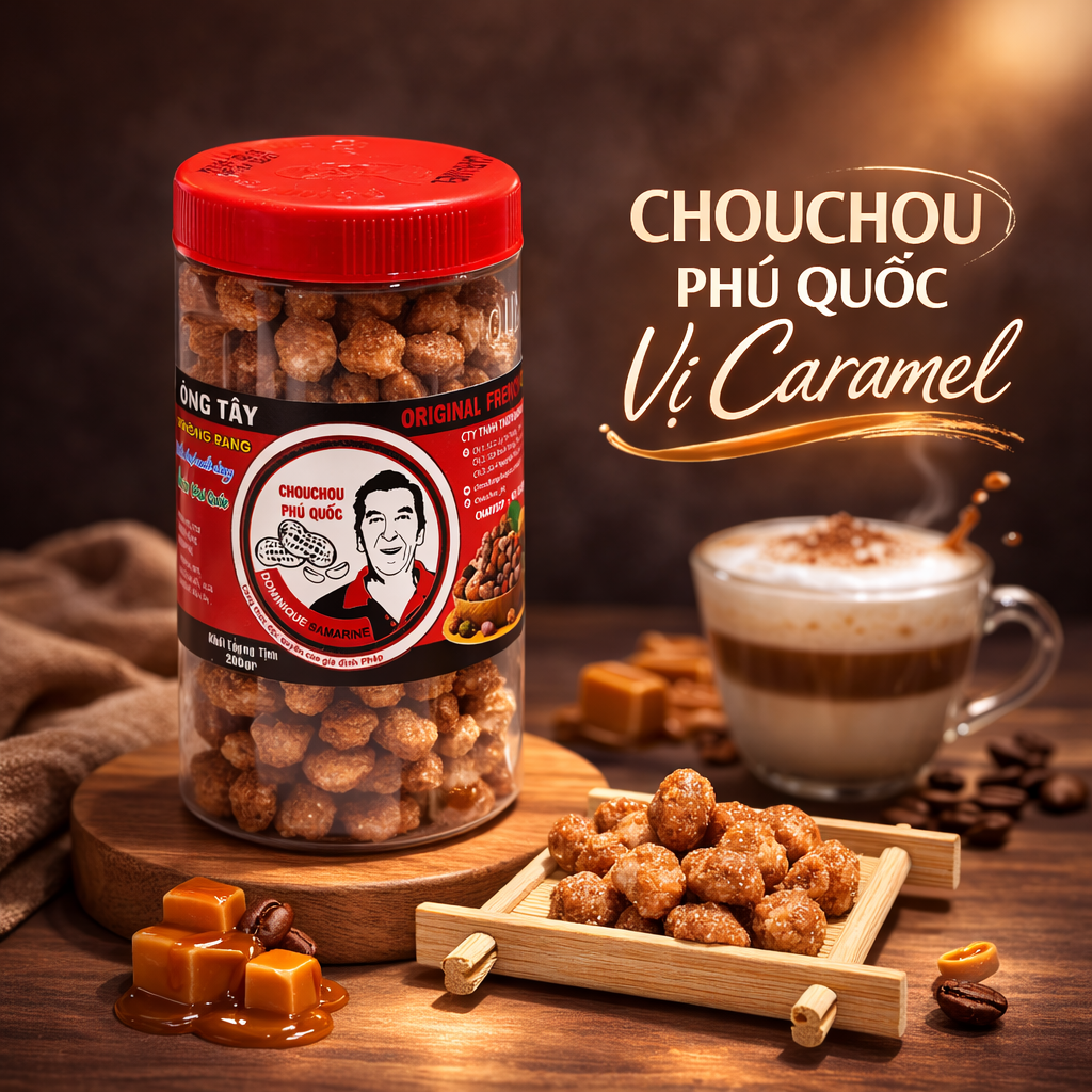 Home - CHOUCHOU PHU QUOC - ĐẬU PHỘNG RANG 30 VỊ CHÍNH HÃNG CÔNG NGHỆ PHÁP
